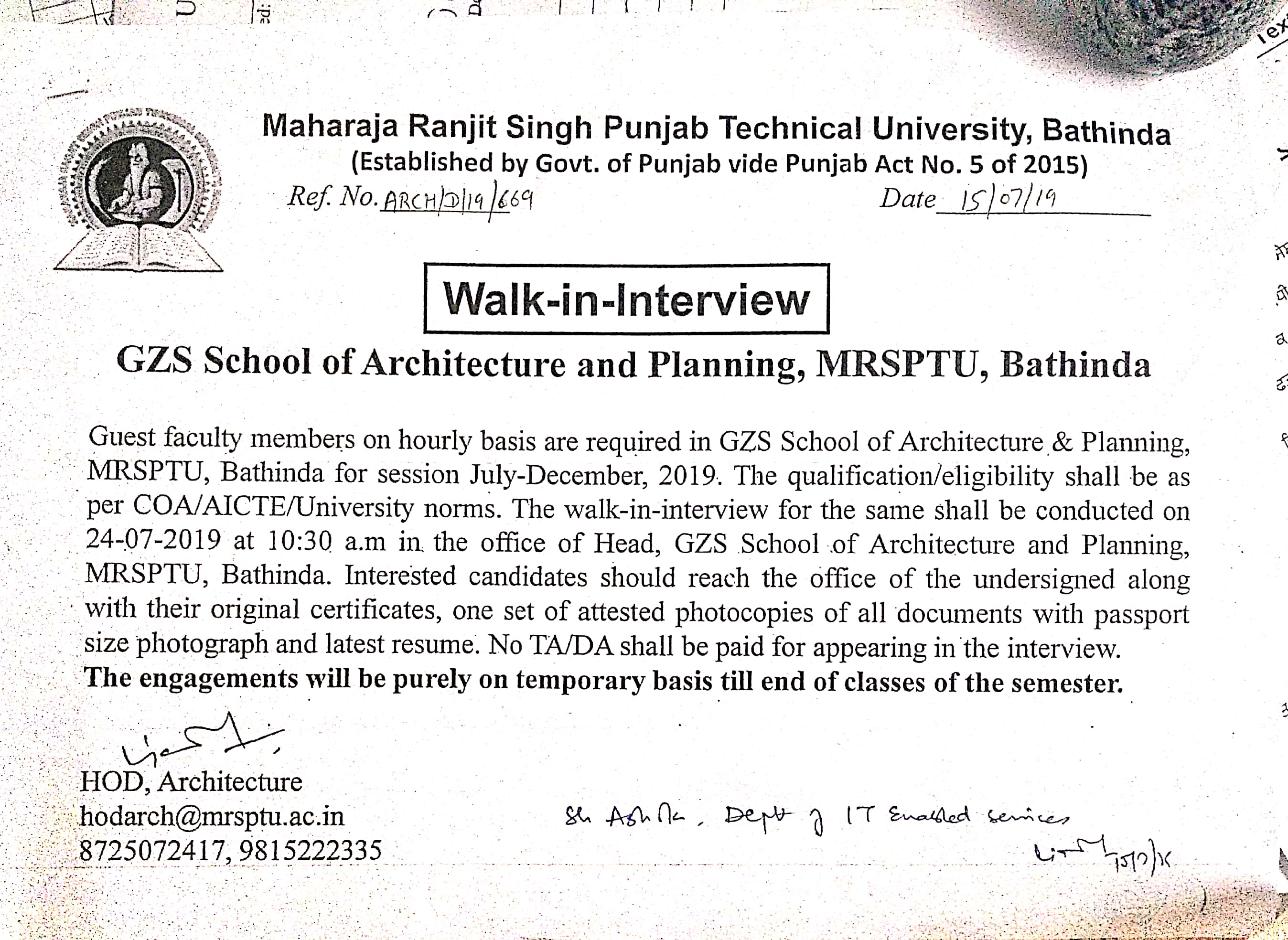 Maharaja Ranjit Singh Punjab Technical University